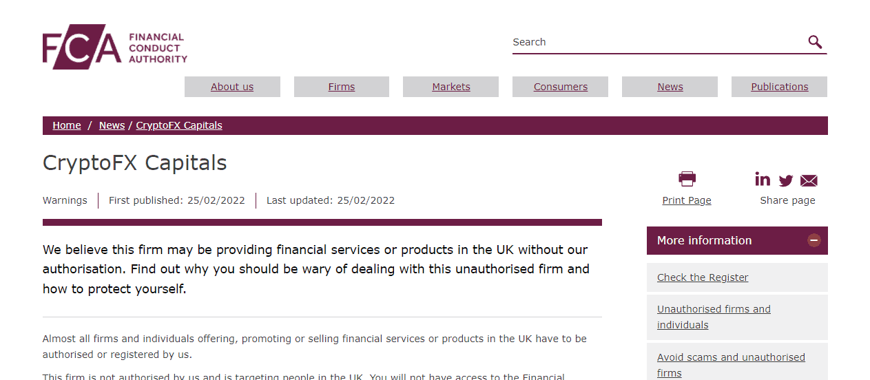 CryptoFX Capitals review 2022 | Get refund if you are scammed